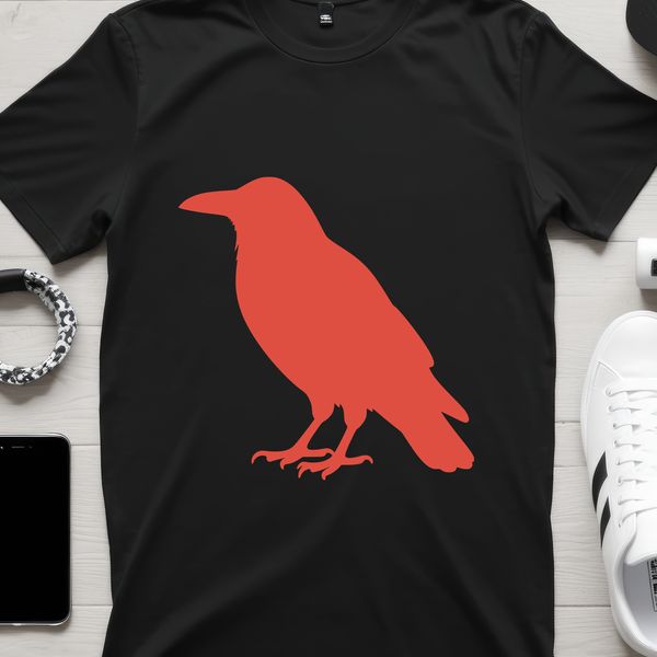 Download a Beautiful Vector Crow Silhouette in SVG Format