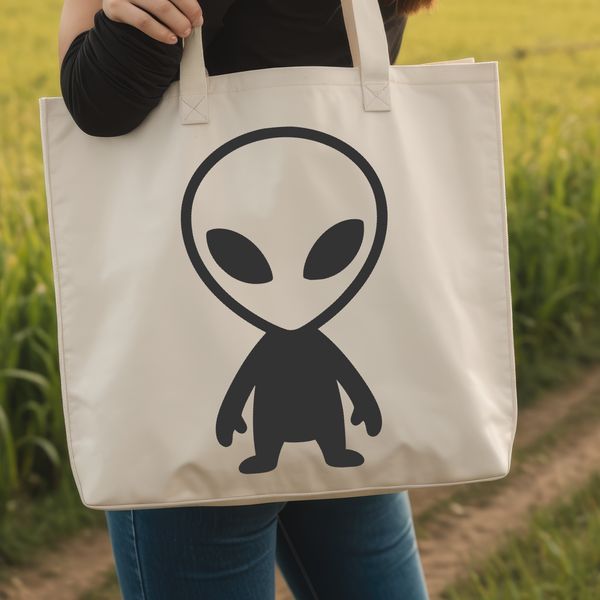 Galactic Graphics: Free Alien SVG File Download