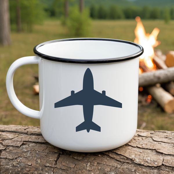 Elegant Airplane Silhouette SVG for Personal and Commercial Projects