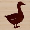 Free SVG Goose Silhouette for Crafting Projects